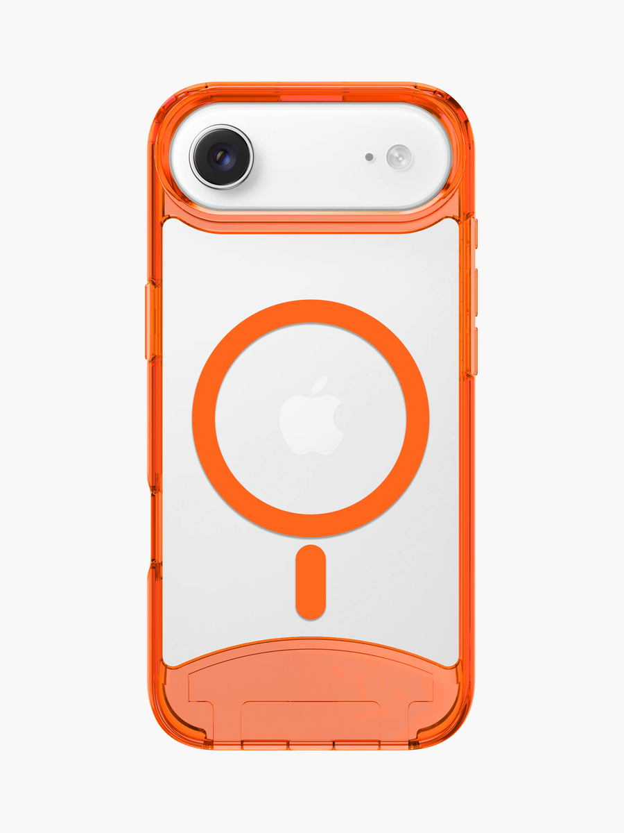 Clear Neon Orange iPhone Case - MagSafe – THE CÆP